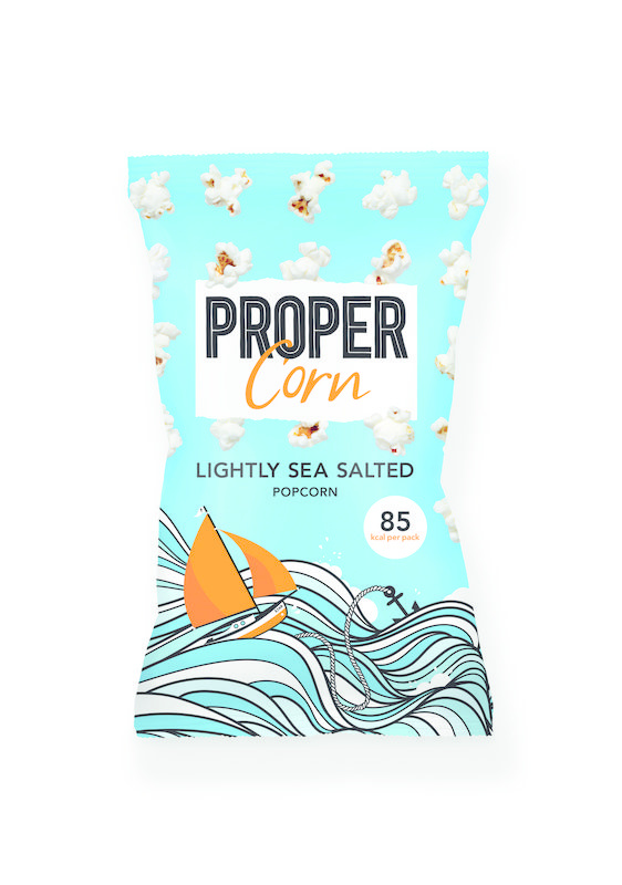 Propercorn Popcorn lightly sea salted (20 gr) - VitAdvice BV