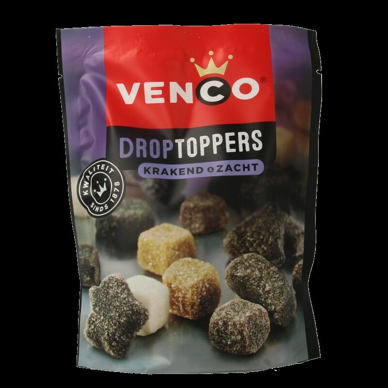 Venco Droptoppers krakend & zacht 205 Gram - VitAdvice BV
