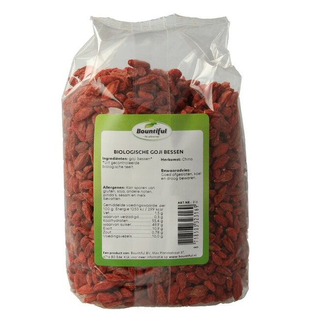 Goji bessen bio 400 Gram - VitAdvice BV