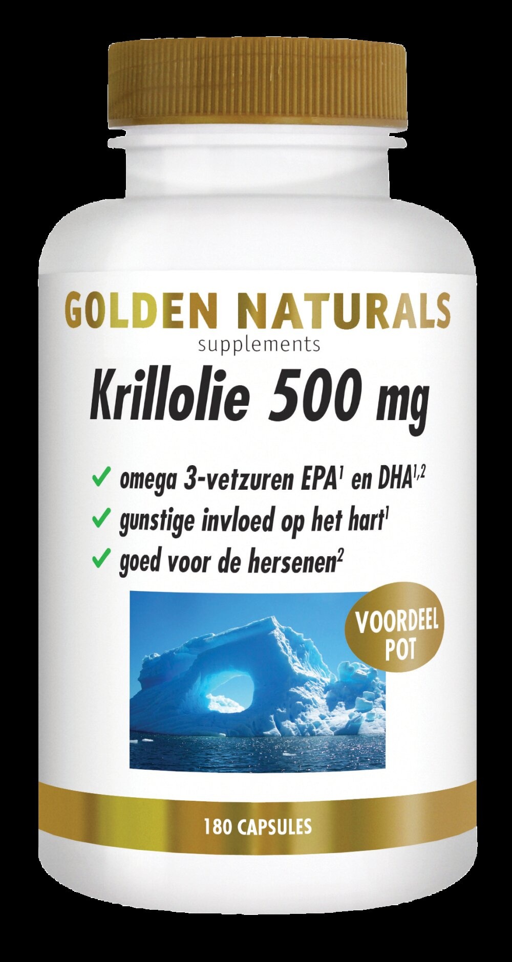 Huile de krill 500 mg 180 capsules