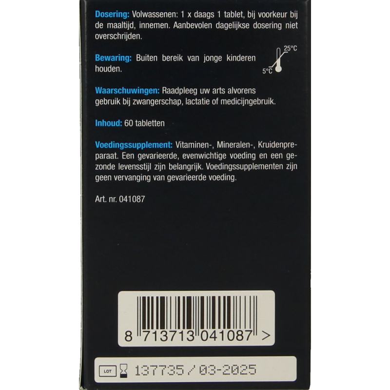 Lucovitaal Vitamin B Complex Forte 60 Tablets - VitAdvice BV