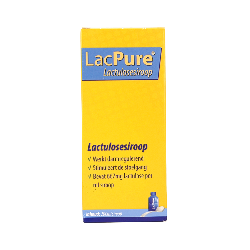 Lacpure Jarabe de Lactulosa 200 Mililitros - VitAdvice BV