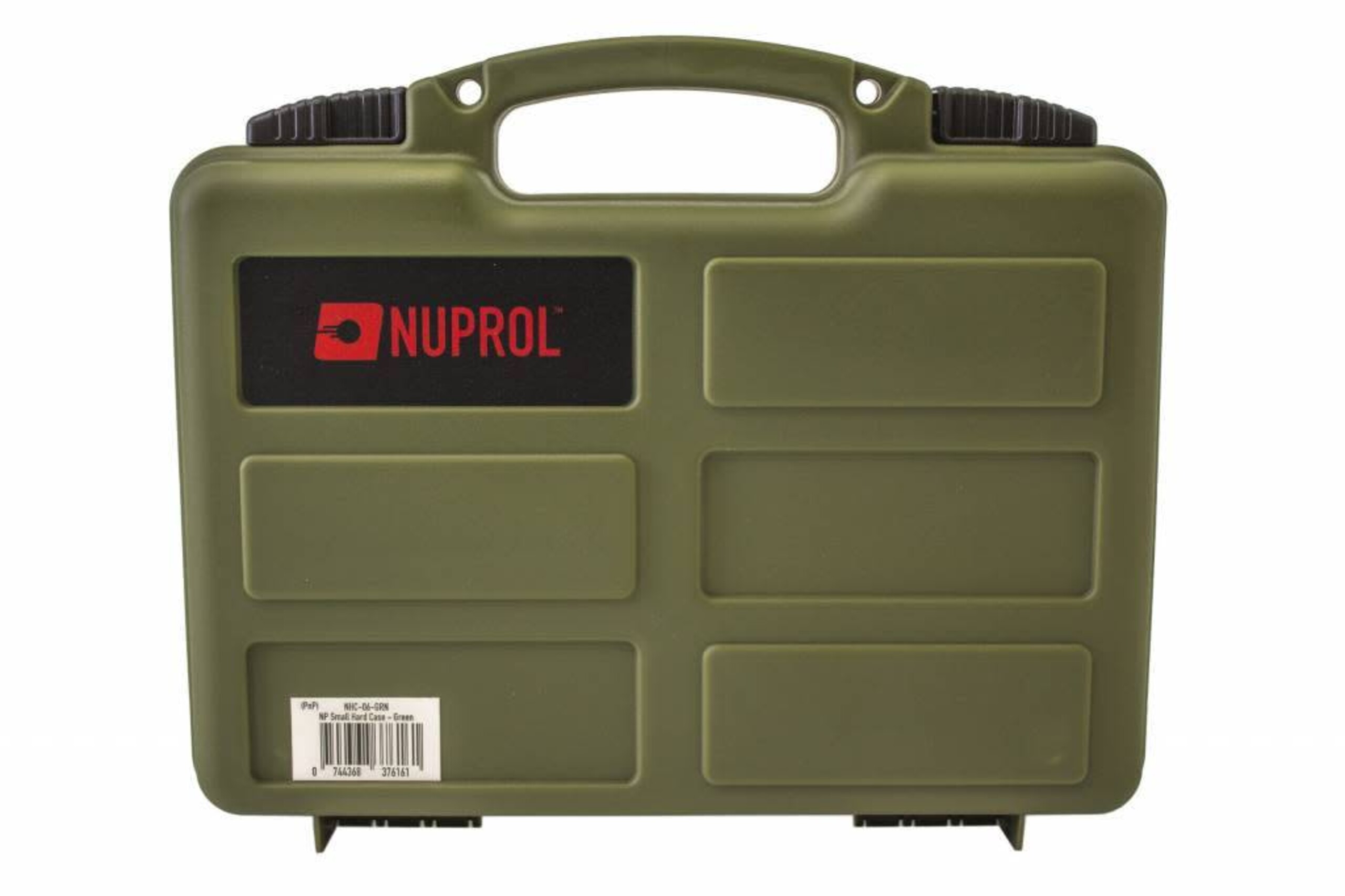 Nuprol Small Pistol Hard Case Pluck Foam OD Green - Airsoft-Legends ...