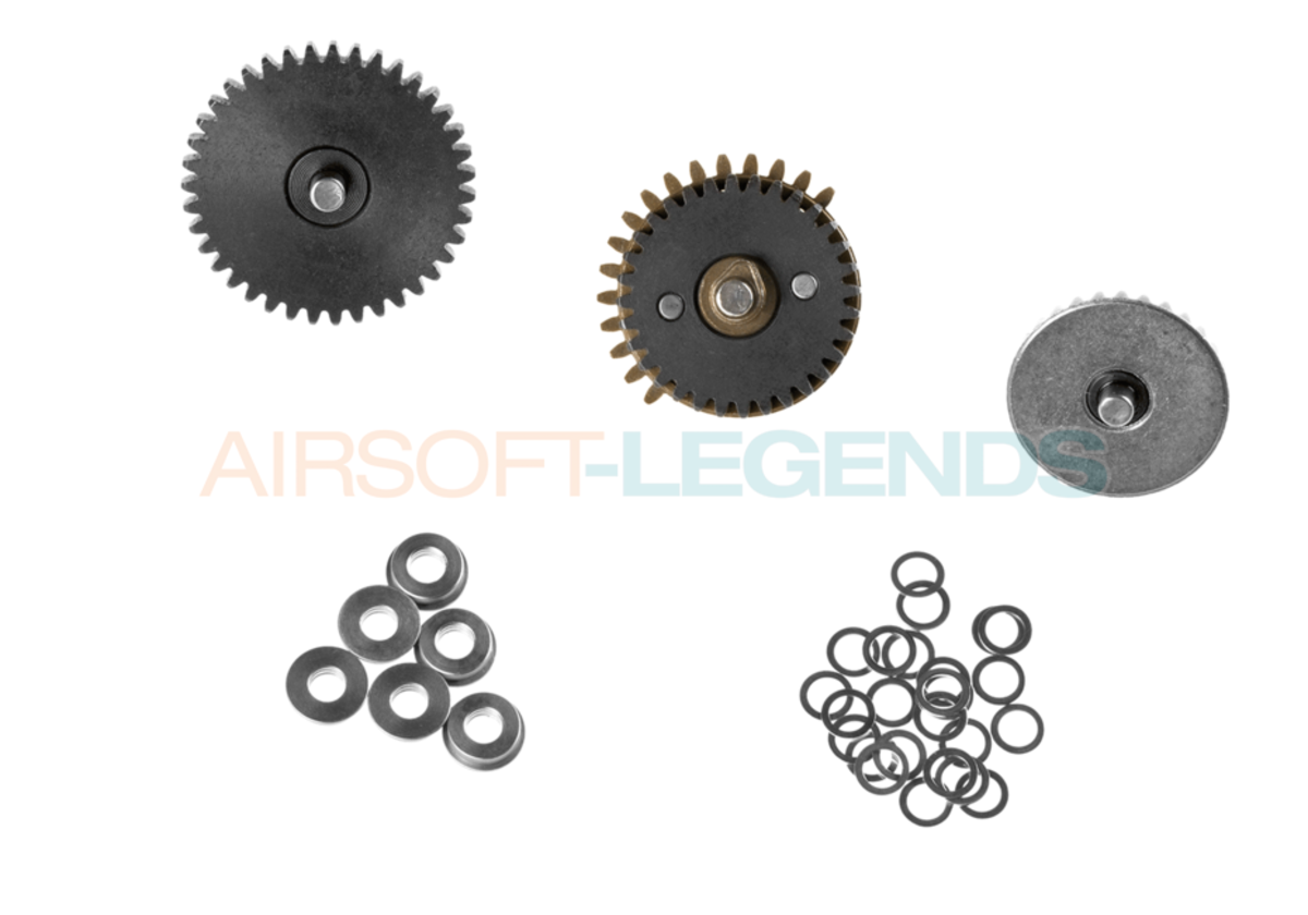 BD Custom 18:1 Improved 4mm Axis Gear Set - Airsoft-Legends, The Real ...