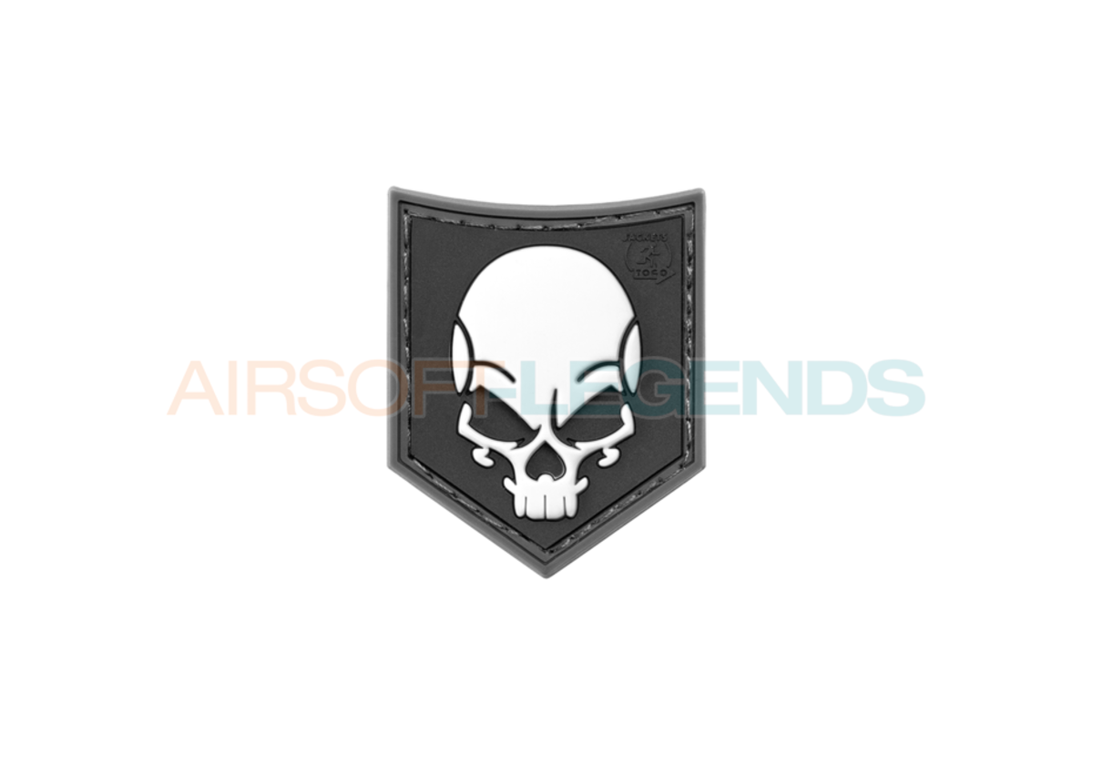 JTG SOF Skull Rubber Patch Black - Airsoft Legends | The Airsoft Shop for Tactical Gear ...