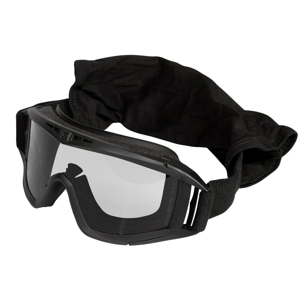 Revision Desert Locust Safety Goggle Basic Kit Clear Black - Airsoft ...