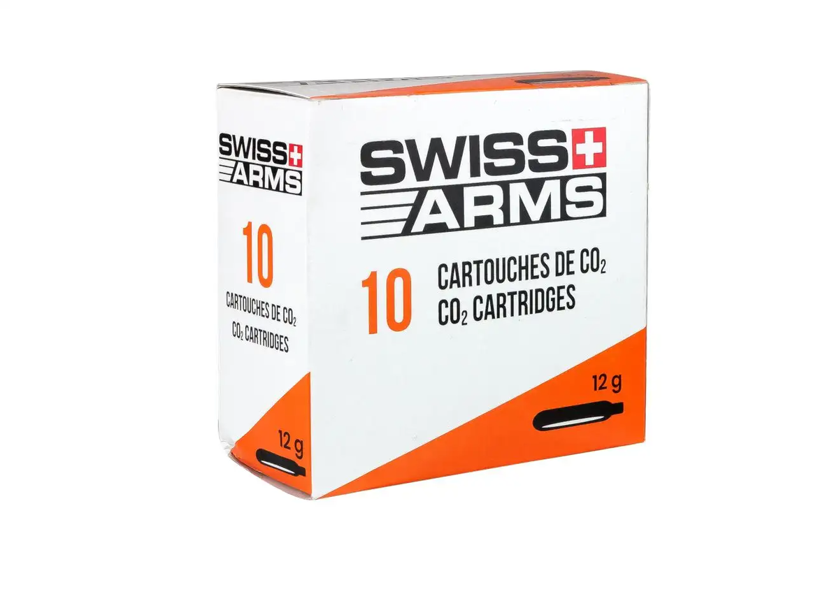 Swiss Arms 12gr CO2 Capsules Box of 10 - Airsoft Legends | The Airsoft ...