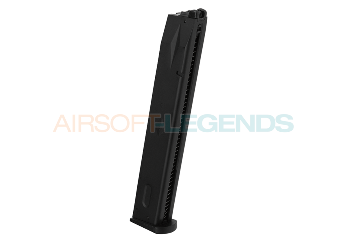 WE M9 GBB Extended Capacity Magazine 50rds - Airsoft-Legends | Airsoft ...
