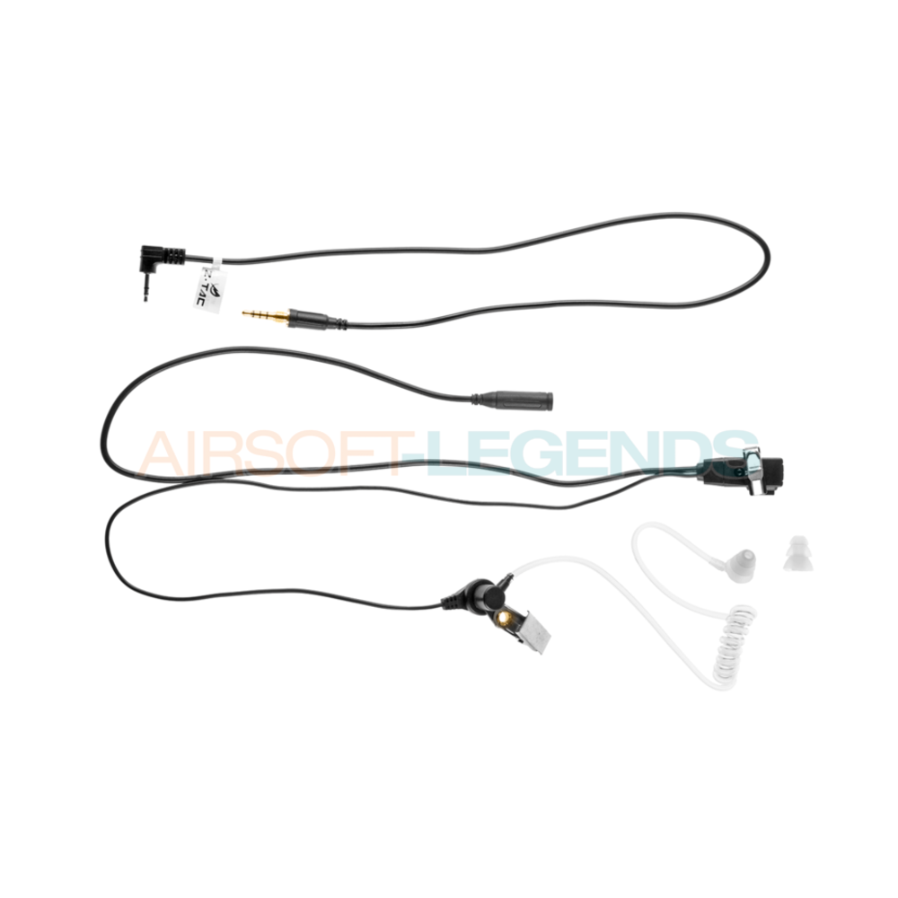 Z-Tactical FBI Style Acoustic Headset Motorola 1-Pin Connector ...