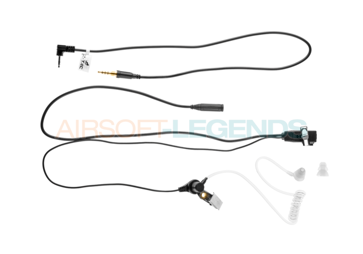 Z-Tactical FBI Style Acoustic Headset Motorola 1-Pin Connector ...