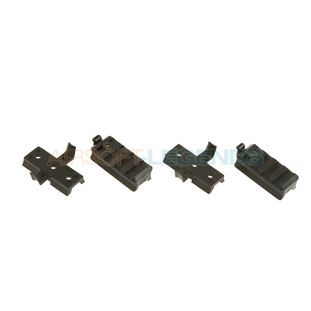 Emerson FAST Mount Rail Set Black - Airsoft Legends | The Airsoft Shop ...