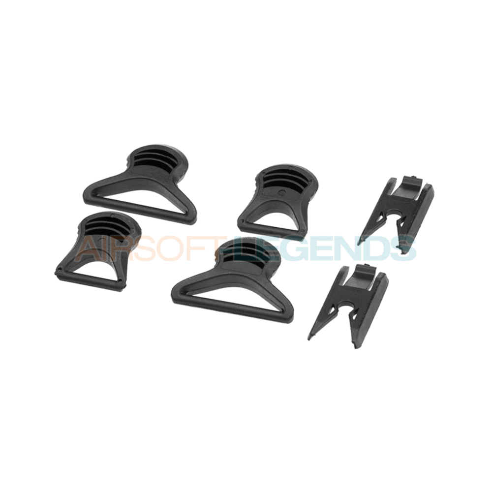 Emerson FAST Goggle Swivel Clips Black - Airsoft-Legends | Dé Airsoft ...