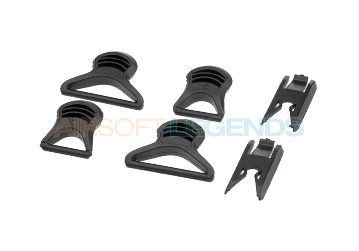 Emerson FAST Goggle Swivel Clips Black - Airsoft-Legends | Airsoft ...