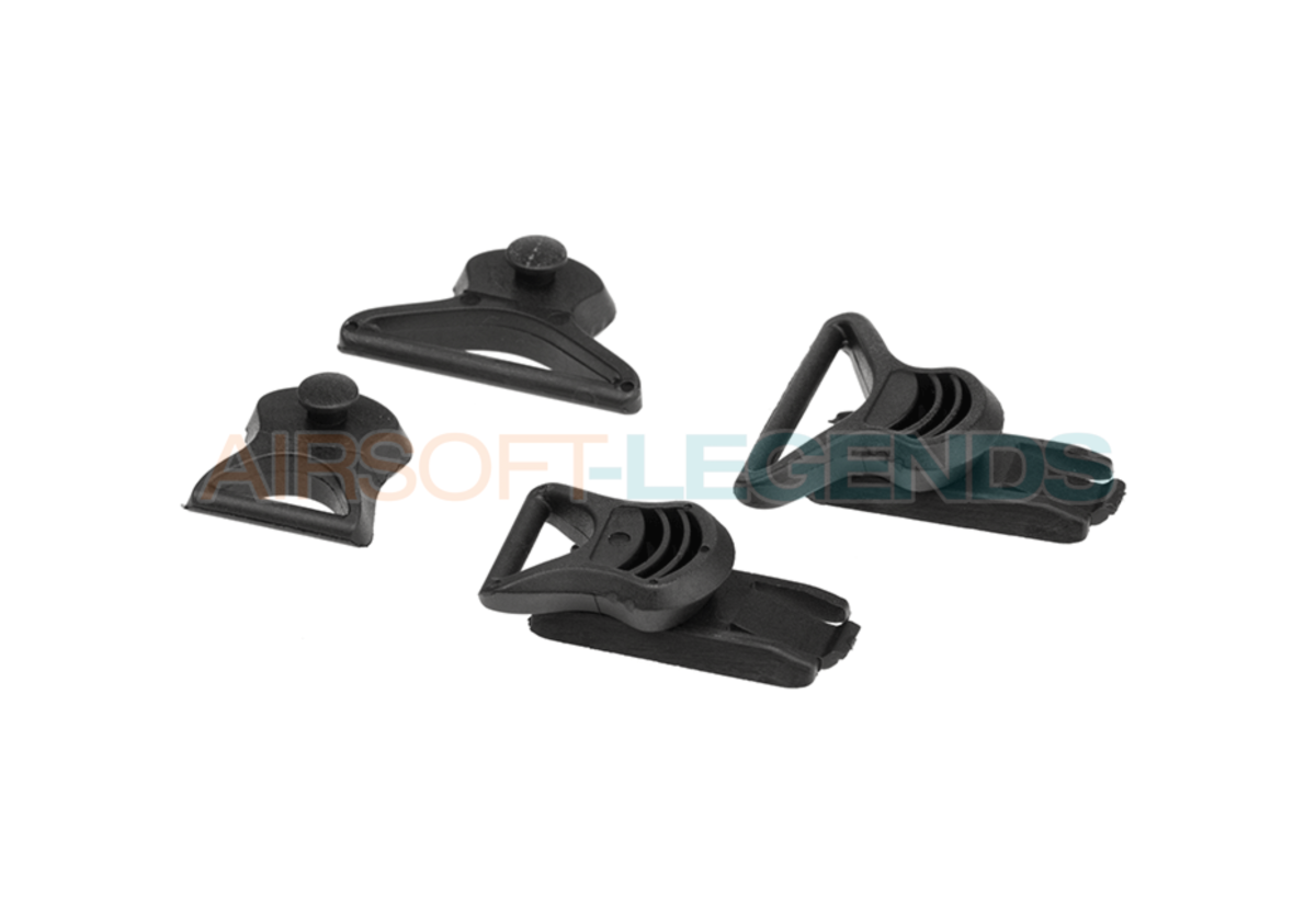 Emerson FAST Goggle Swivel Clips Black - Airsoft-Legends | Dé Airsoft ...