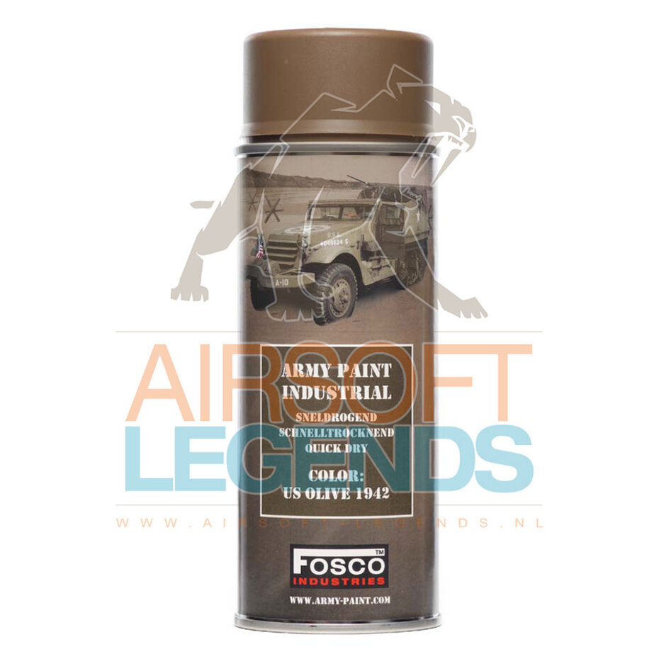 Fosco Army Paint - US Olive 1942 - Airsoft Legends | The Airsoft Shop ...