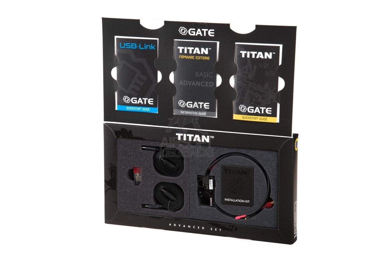 Gate Titan V2 Advanced Set Front Wired - Airsoft-Legends, The Real Gentlemen in the Game