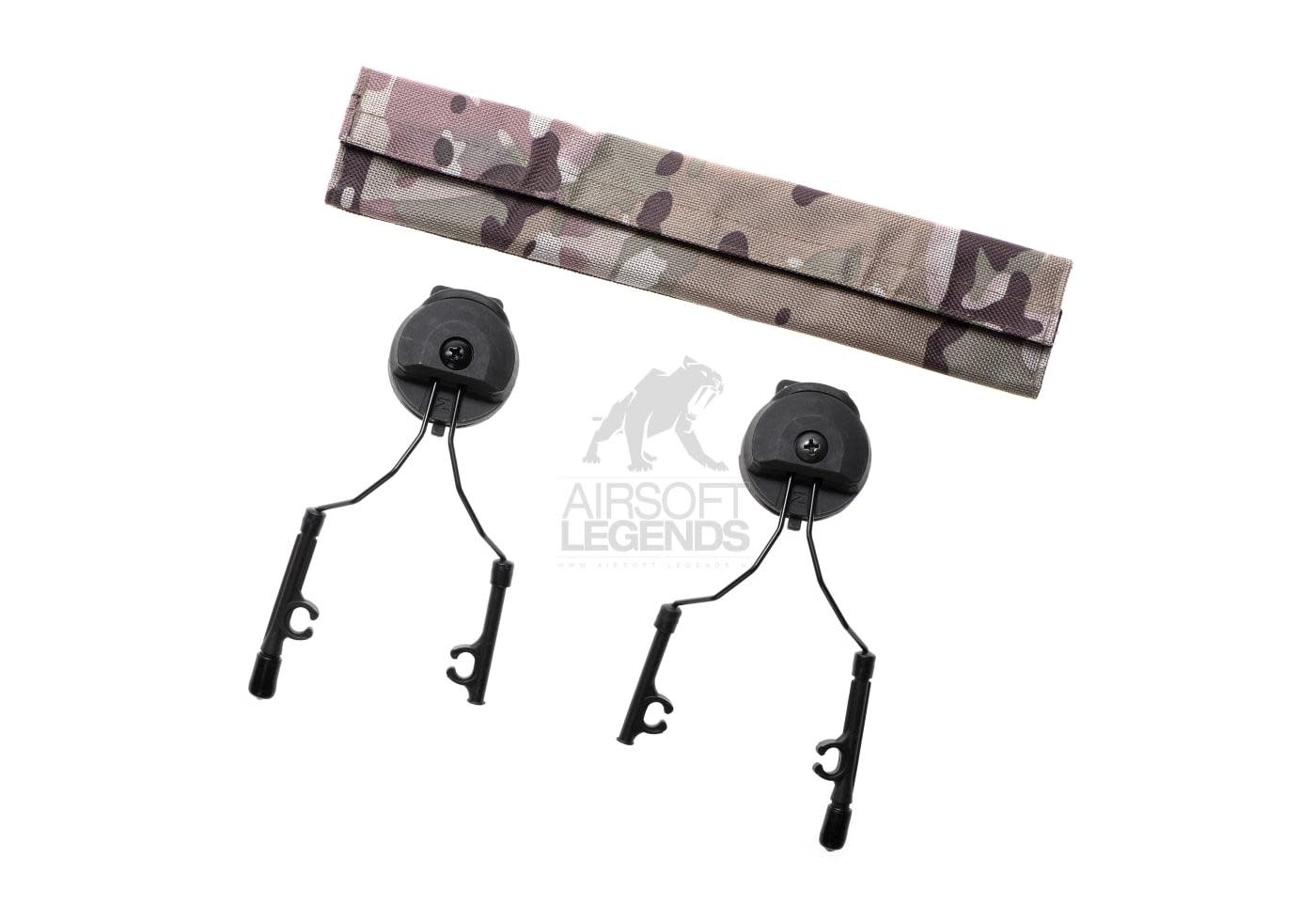 Z-Tactical Helmet Rail Adapter Set for Comtac I&II Black - Airsoft ...