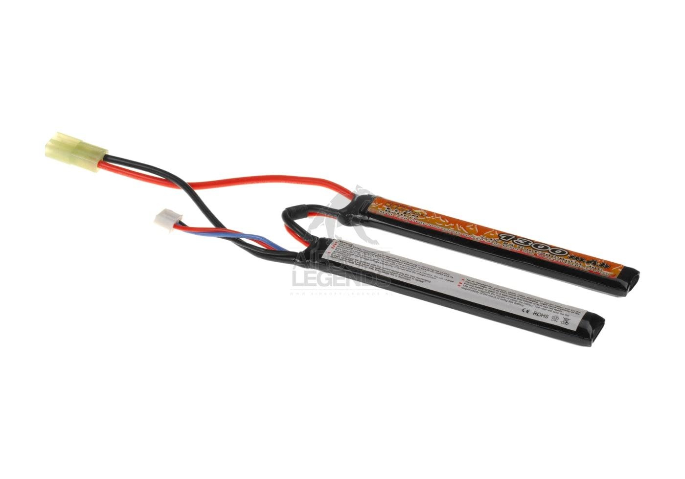 VB Power 7.4V Lipo 1300mAh 20C Twin Type Mini Tamiya - Airsoft Legends ...
