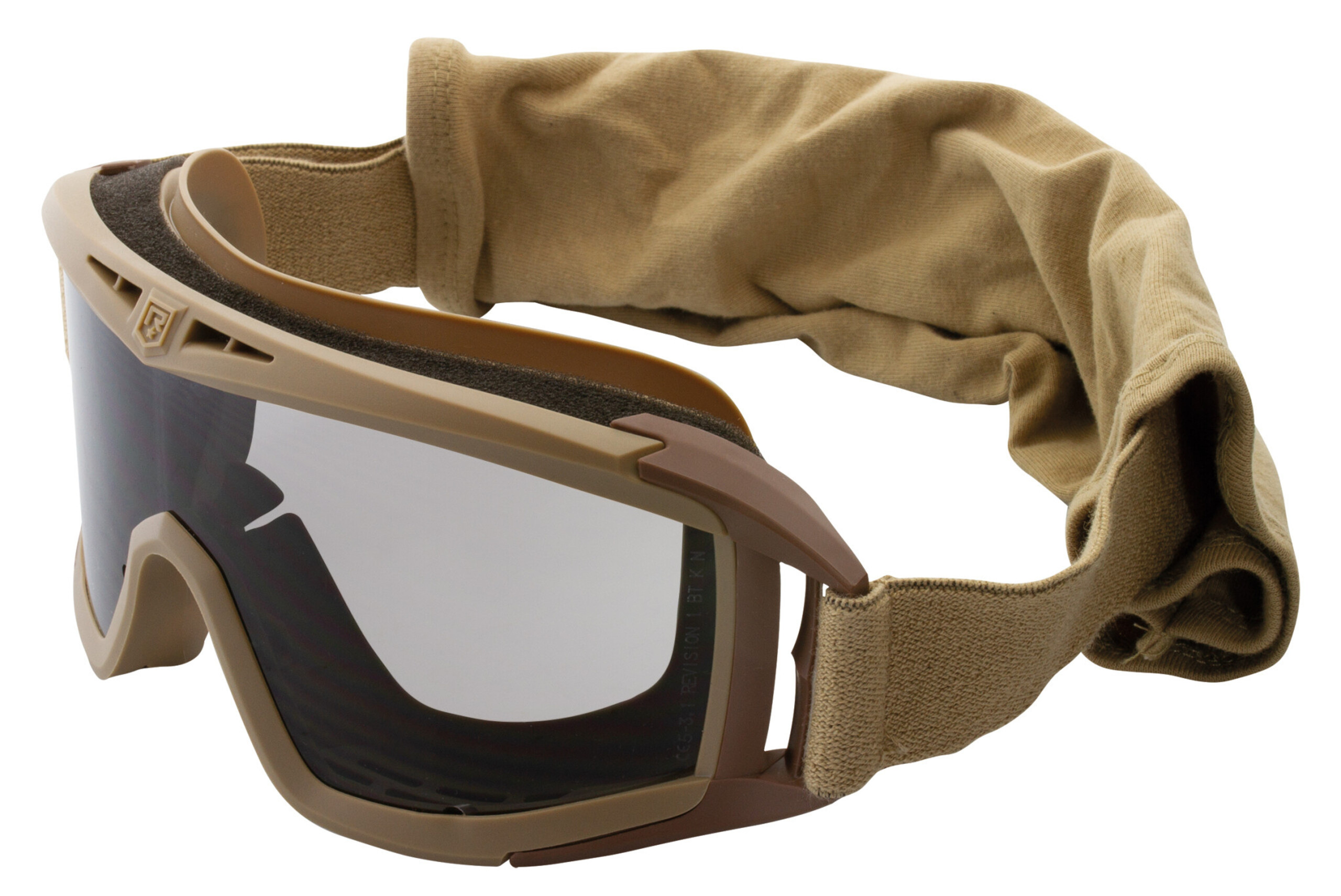 Revision Desert Locust Safety Goggle Basic Kit Clear Tan - Airsoft ...