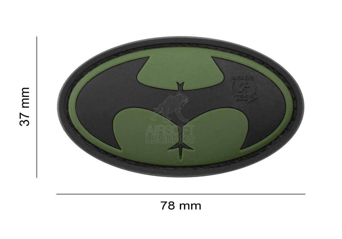 JTG Buttman Rubber Patch OD Green - Airsoft-Legends, De Specialist in Tactical Gear en Upgrade Parts