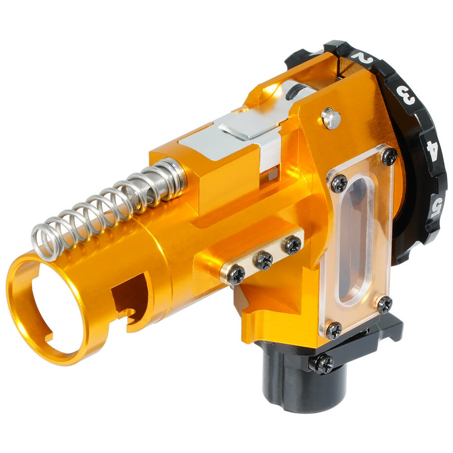 Maxx Model CNC Aluminum Hopup Chamber M4E for M4 AEG - Airsoft-Legends ...