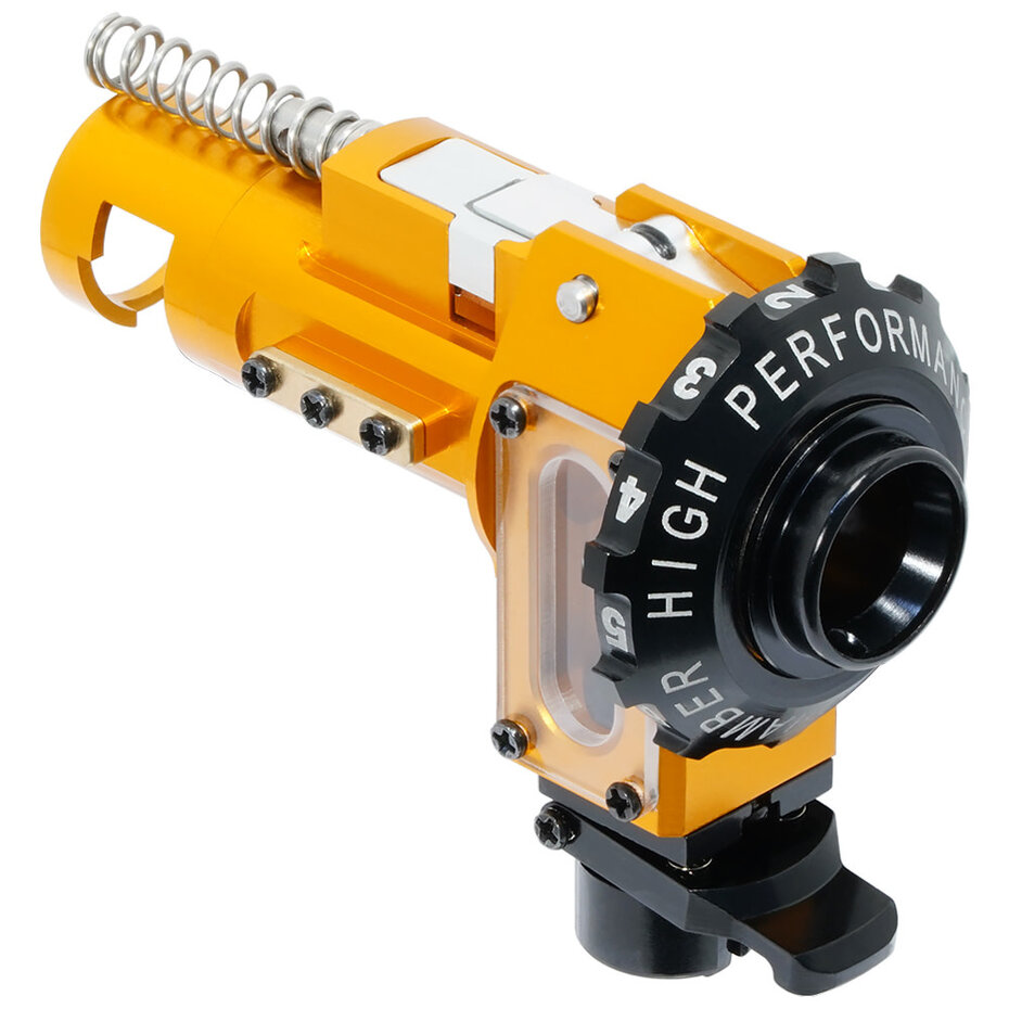 Maxx Model CNC Aluminum Hopup Chamber M4E for M4 AEG - Airsoft-Legends ...