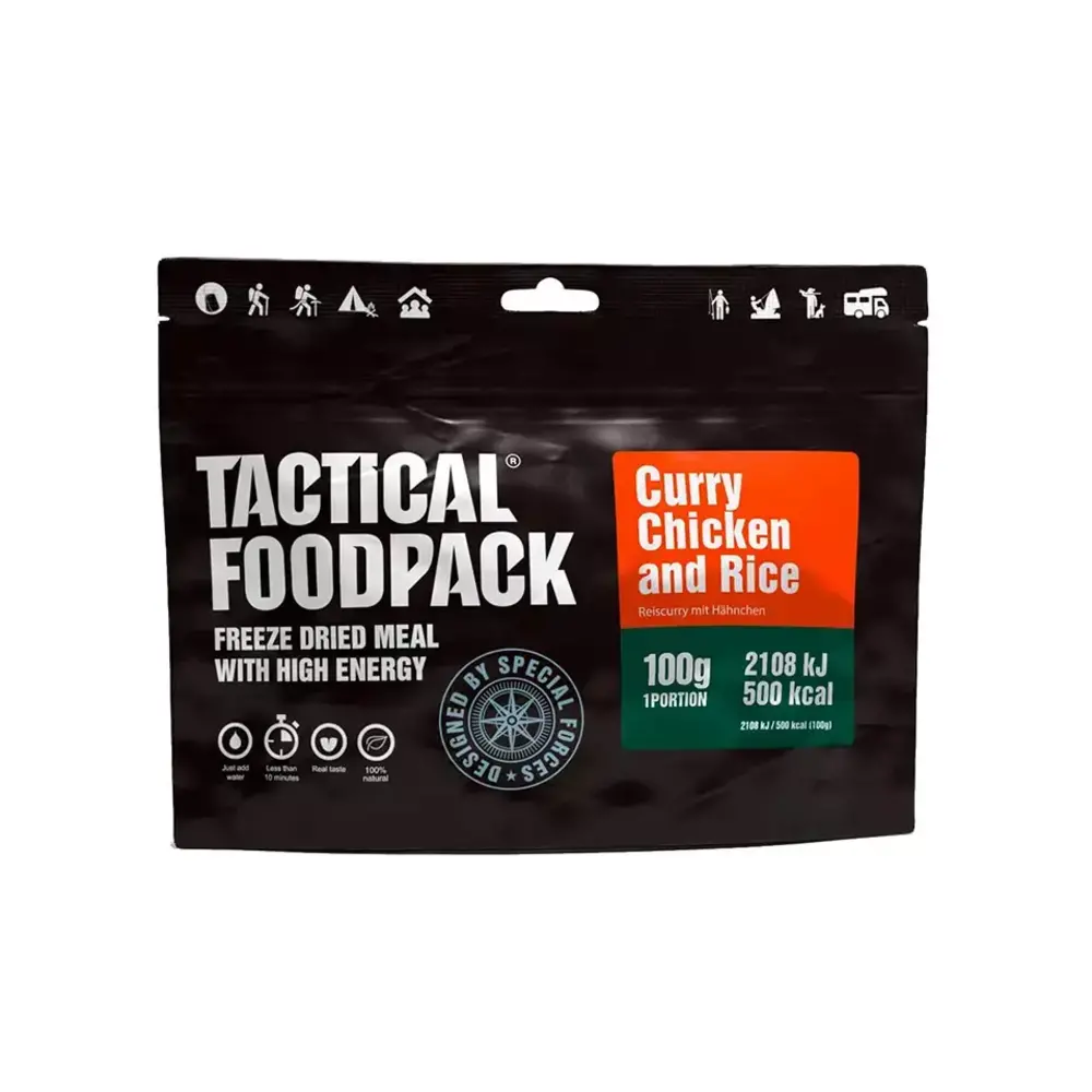 Tactical Foodpack - Curry Chicken and Rice - Airsoft-Legends, The Real ...