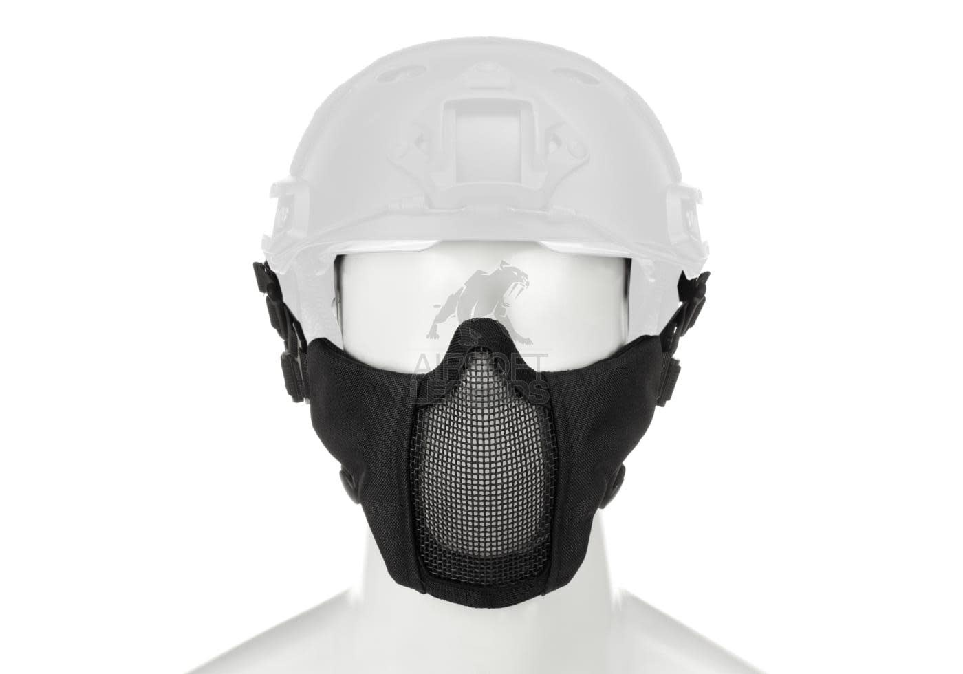 Invader Gear Mk.II Steel Half Face Mask FAST Version Black - Airsoft ...