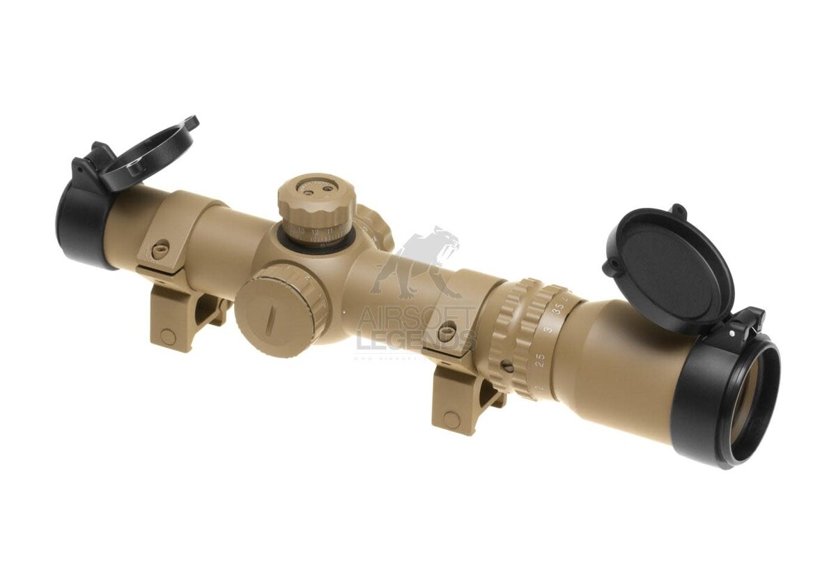Aim-O 1-4x24 SE Tactical Scope Tan - Airsoft-Legends | Airsoft Winkel ...