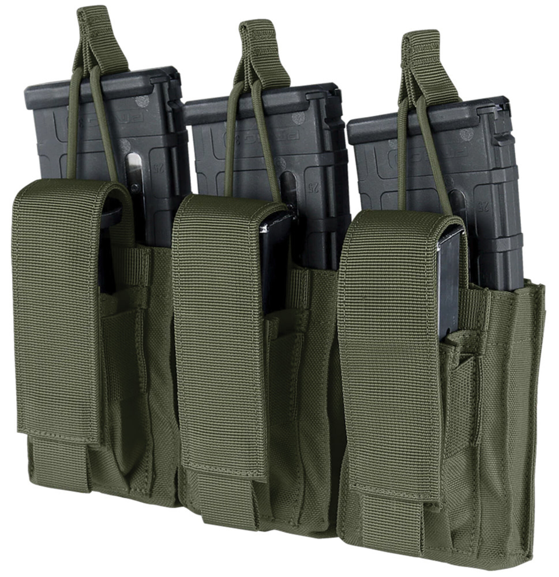 Condor Kangaroo Triple Magazine Pouch Gen II Ranger Green - Airsoft ...