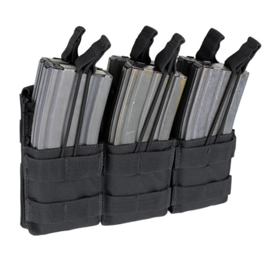 Condor Triple M4 Double Stacker Mag Pouch Black - Airsoft-Legends ...