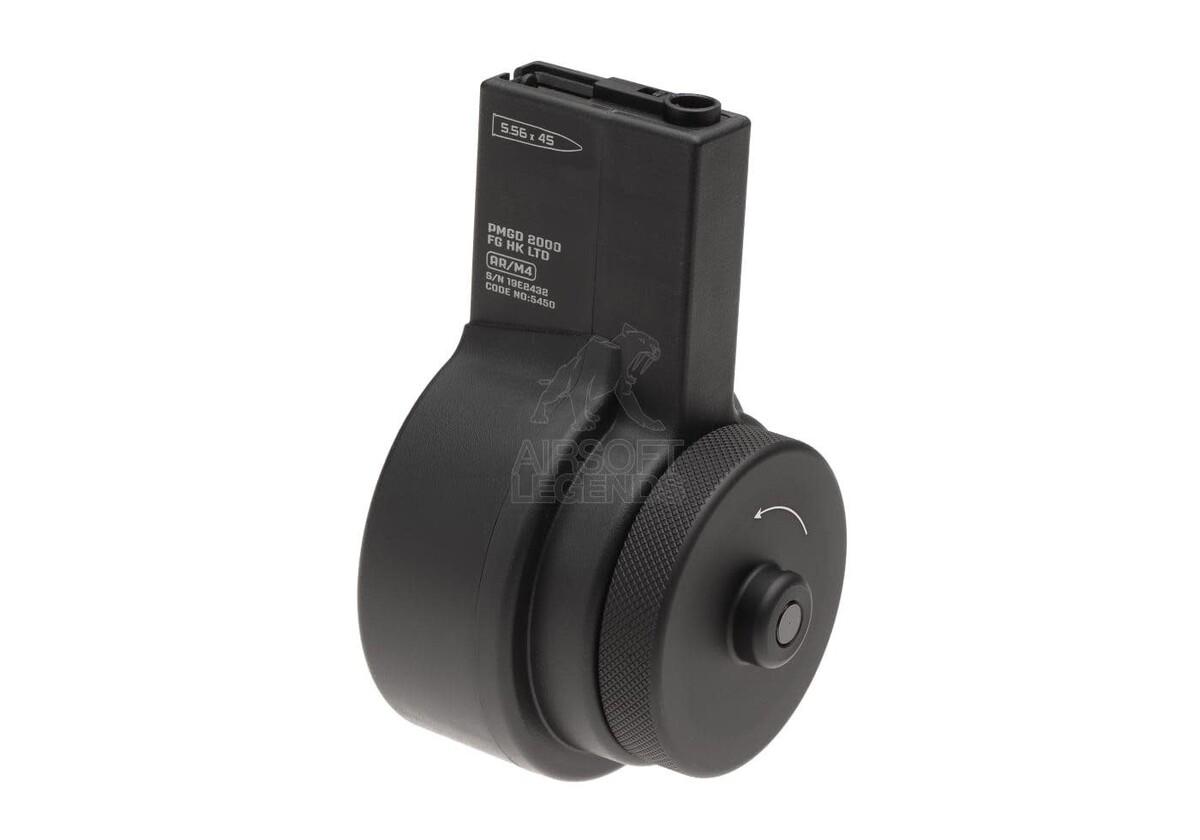 Ares M4 Drum Mag 2150rds Black - Airsoft-Legends | Airsoft Winkel ...