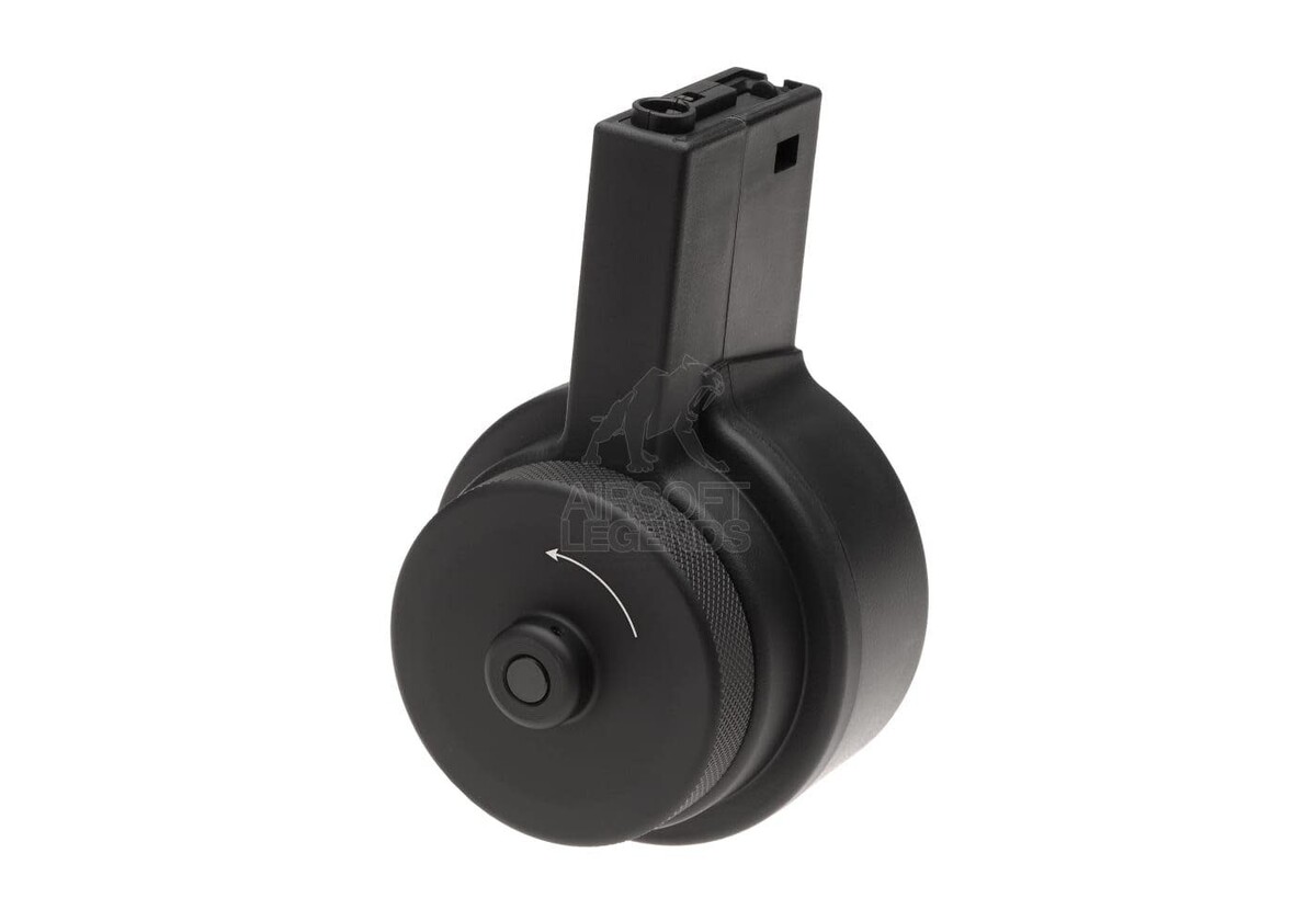 Ares M4 Drum Mag 2150rds Black - Airsoft-Legends | Airsoft Winkel ...