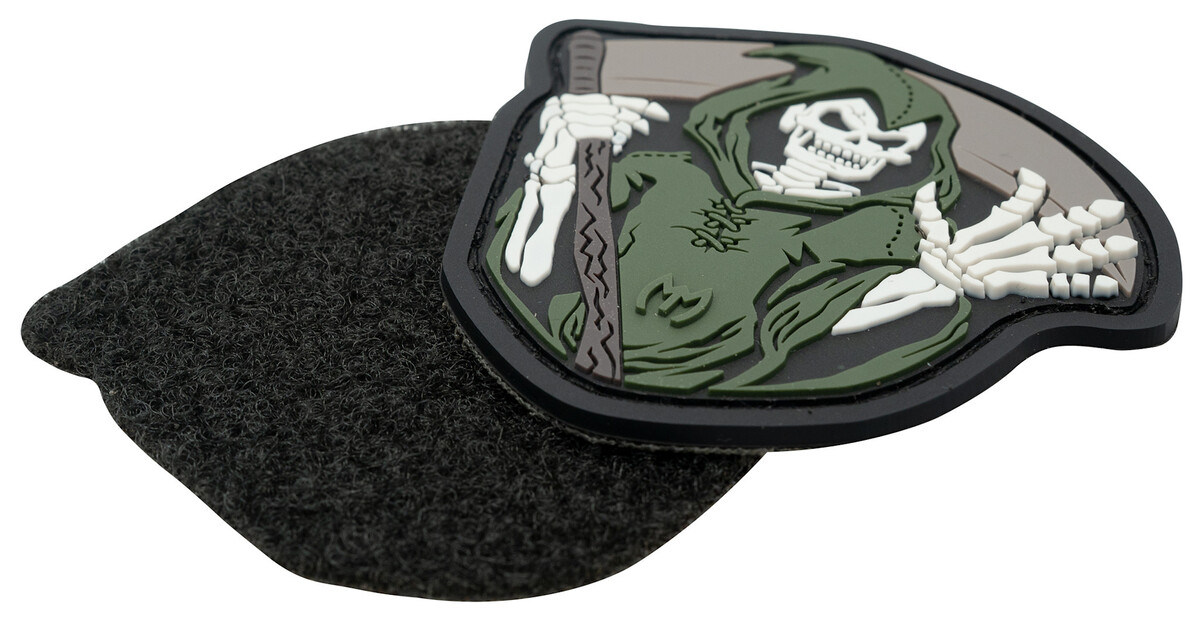 Maxpedition Death Cometh Patch | PVC Morale Patch with Velcro - Airsoft ...