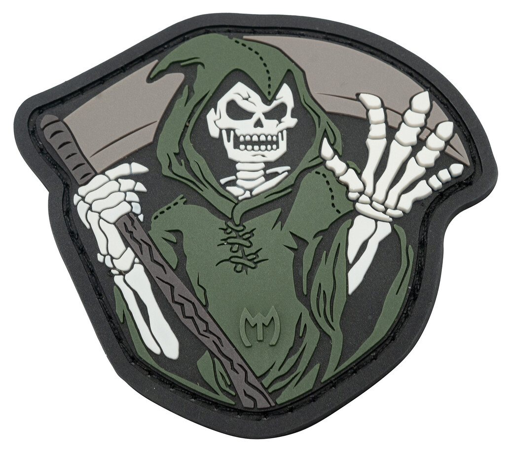 Maxpedition Death Cometh Patch | PVC Morale Patch with Velcro - Airsoft ...