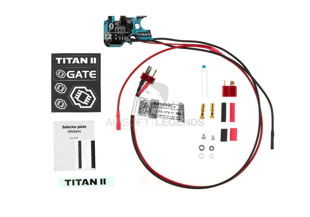 Gate | TITAN II BT Expert for V2 GB AEG Rear Wired - Airsoft Legends ...