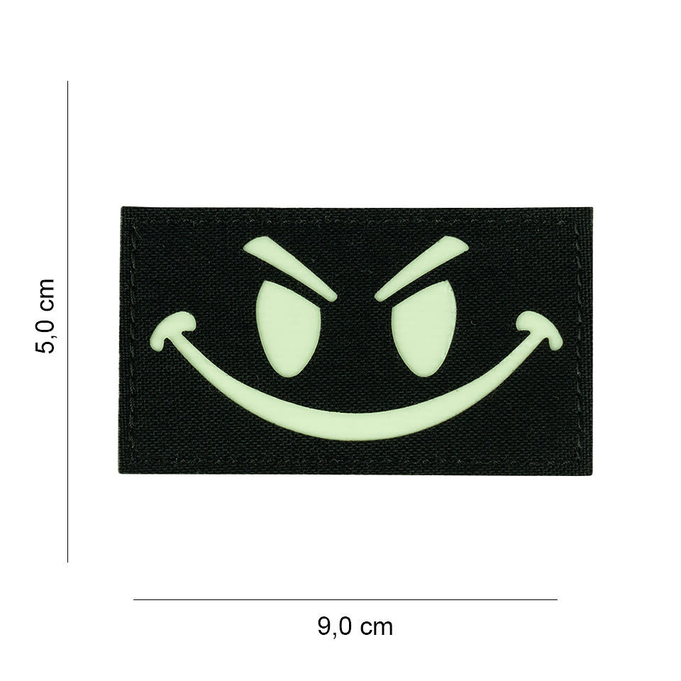 101Inc. | Laser Cut Evil Smiley 2 Glow in the Dark - Airsoft-Legends ...