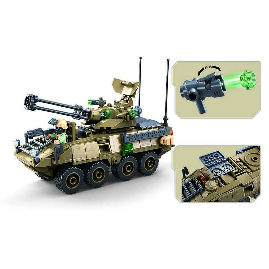 Sluban | Army tank OEF Stryker ADS M38-B1258 - Airsoft-Legends ...