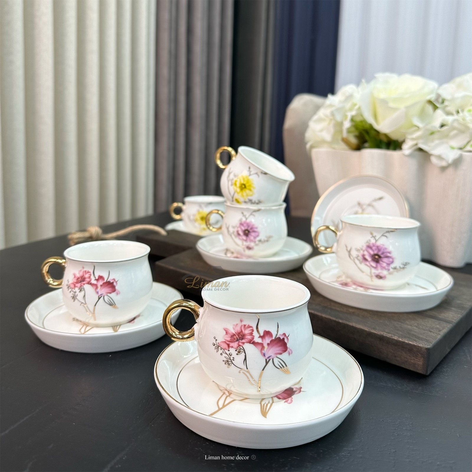 ACR Valeria Espressoset 12 Delig | 6 Persoons - LimanOnline.com