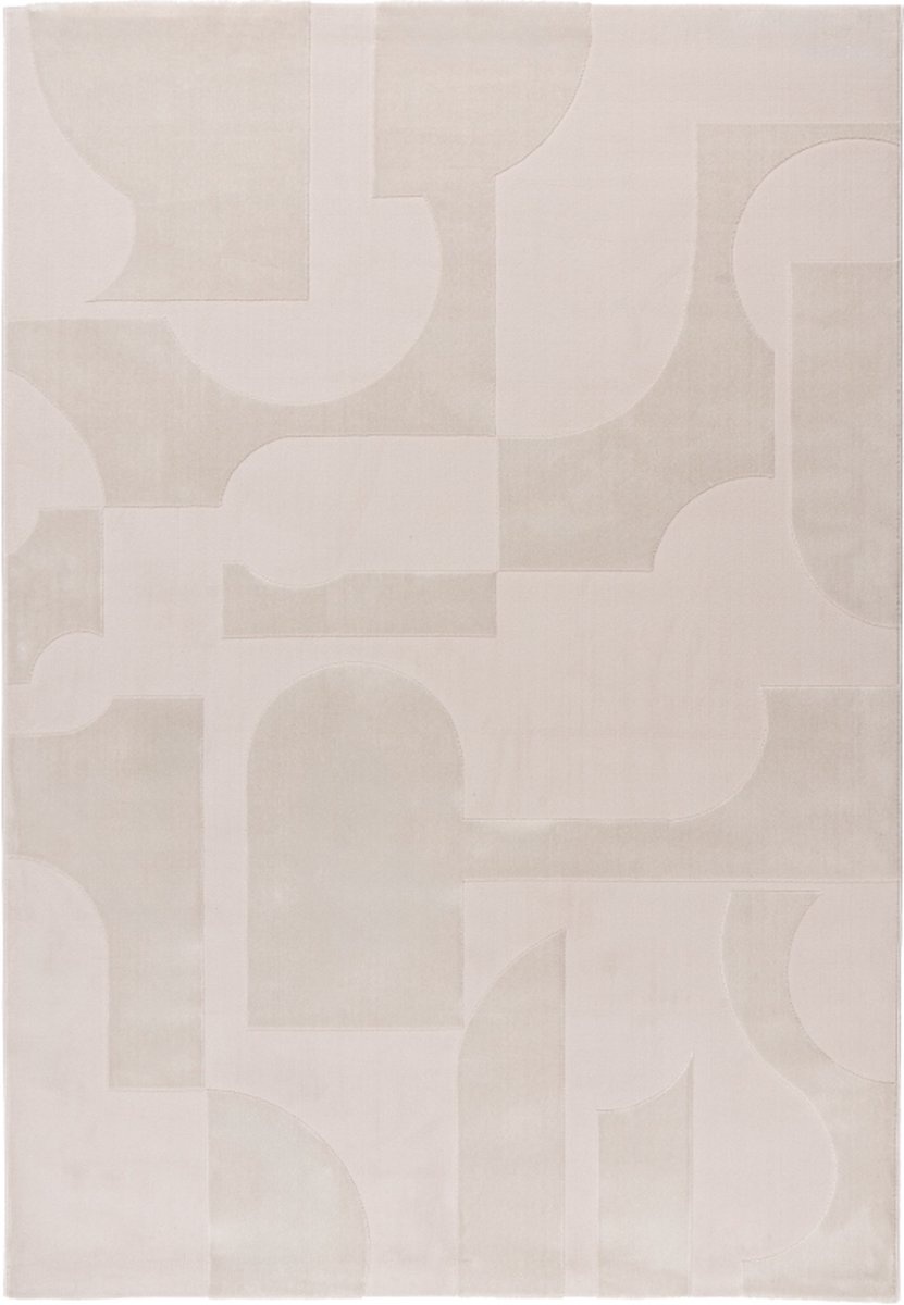 LALEE ELIF JAPANDI HALI 405 BEIGE - CREAM - LimanOnline.com