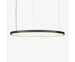 LED ring hanglamp HALO ∅1200 mm - zwart - Lightinova - Professionele ...