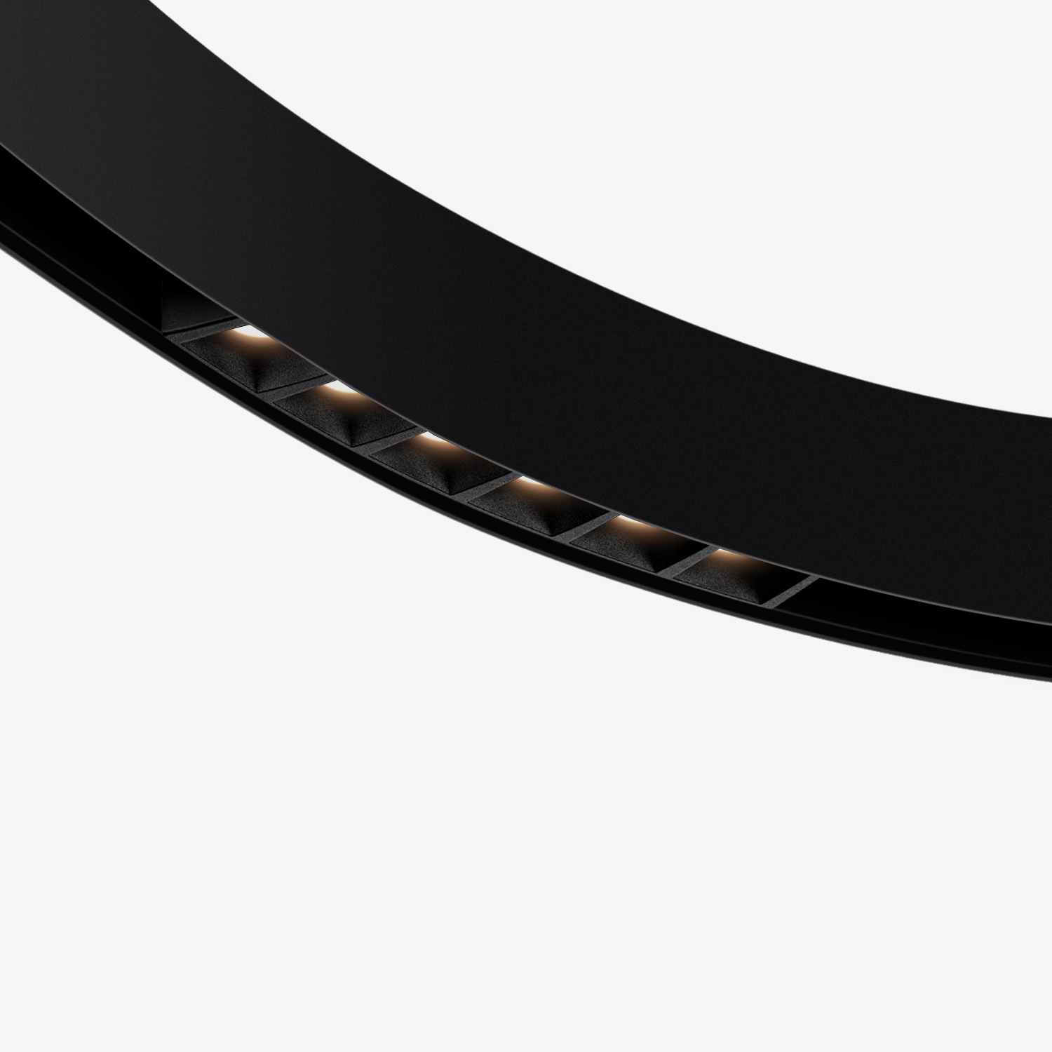 CLIXX CURVE magnetic track light system - DOT06 LED module - black ...