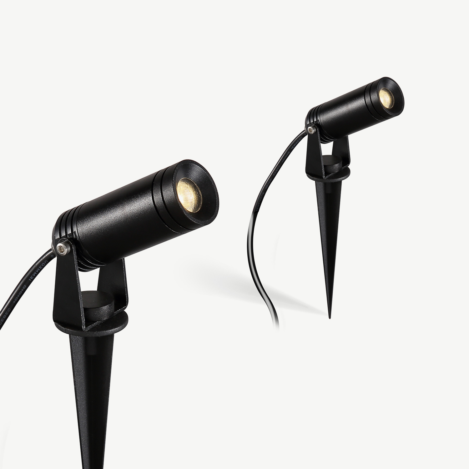 Round LED spike spot SPIKE small black - Lightinova - Professional lighting