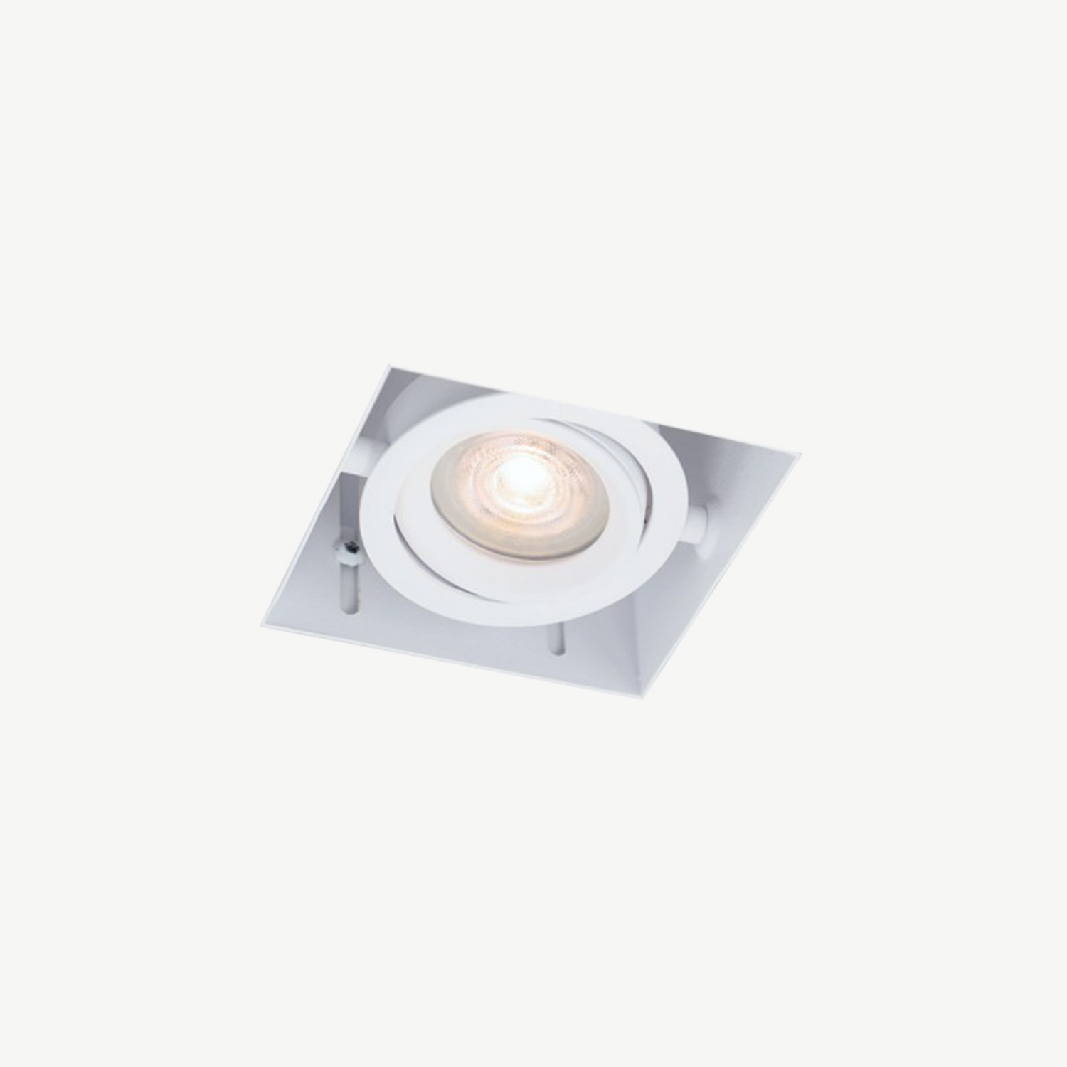 Trimless recessed LED spot BLEND GU10 white single - Lightinova ...