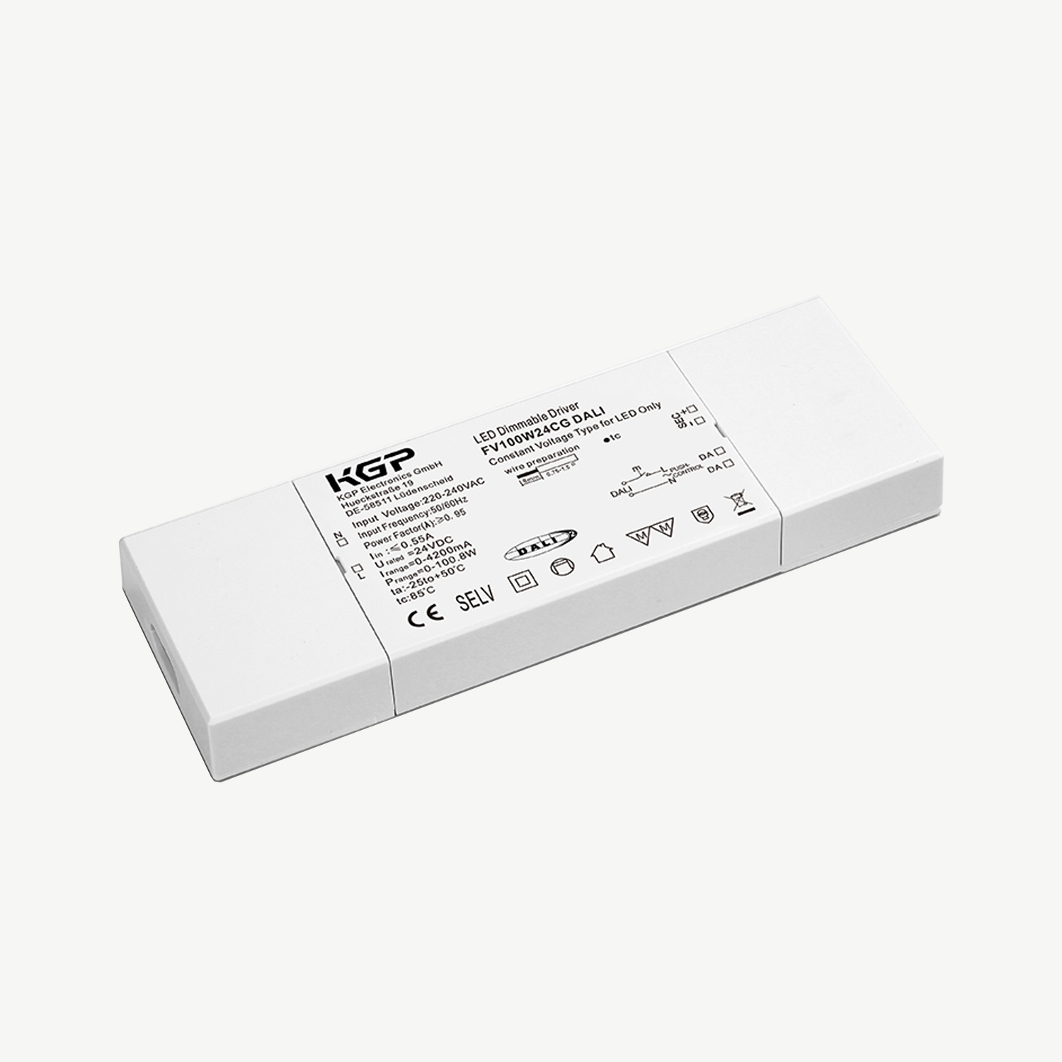 100W remote dali dimmable LED driver (constant voltage, 24V ...