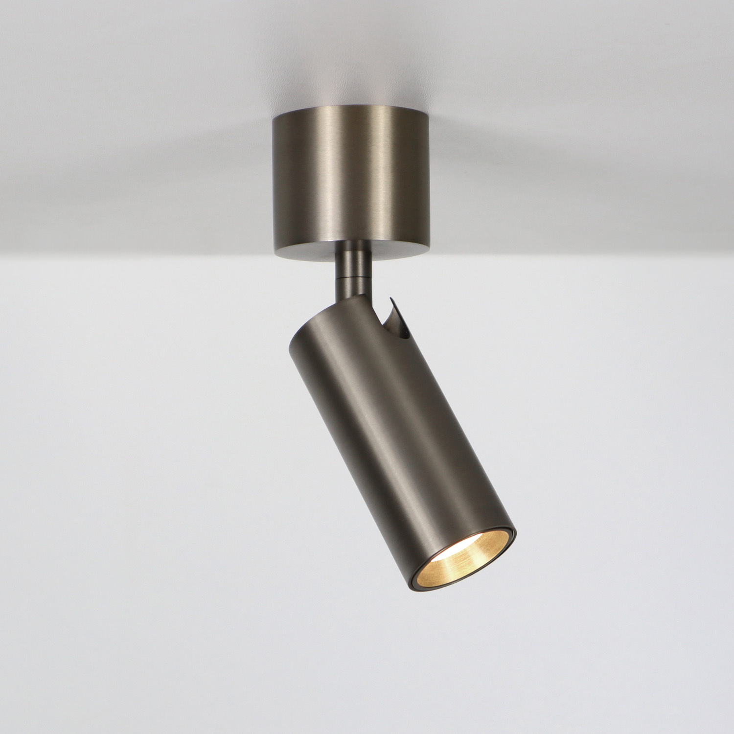 SPOT40 verstelbare opbouw LED spot - Geborsteld Champagne - Lightinova ...