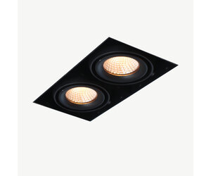 Trimless inbouw LED spot BLEND zwart dubbel - Lightinova ...