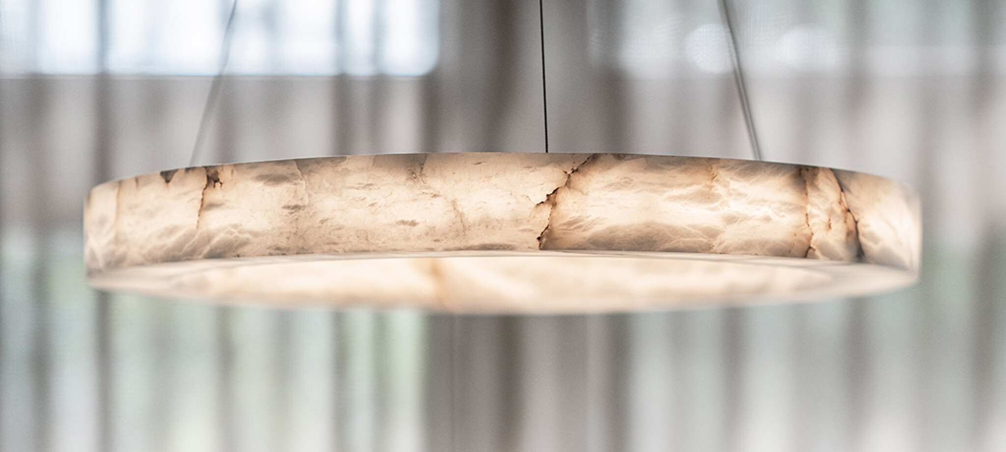 Project: High-quality Alabaster natural stone merged into lighting to ...