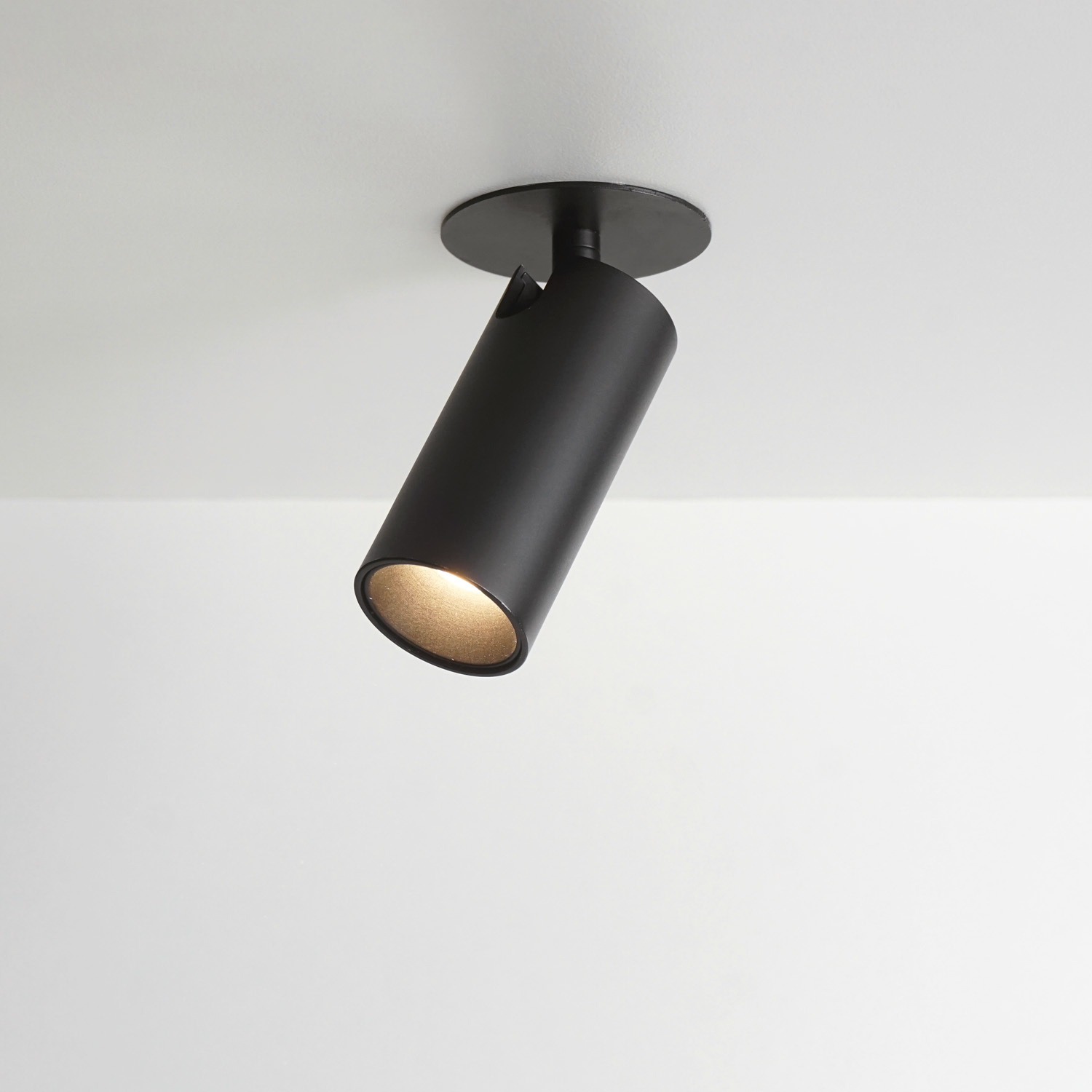 Recessed mini LED spot SPOT30 adjustable - black - Lightinova ...