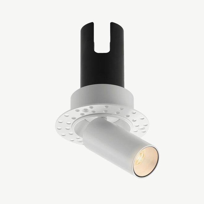 Retractable recessed trimless LED spot PEEK - white - Lightinova ...
